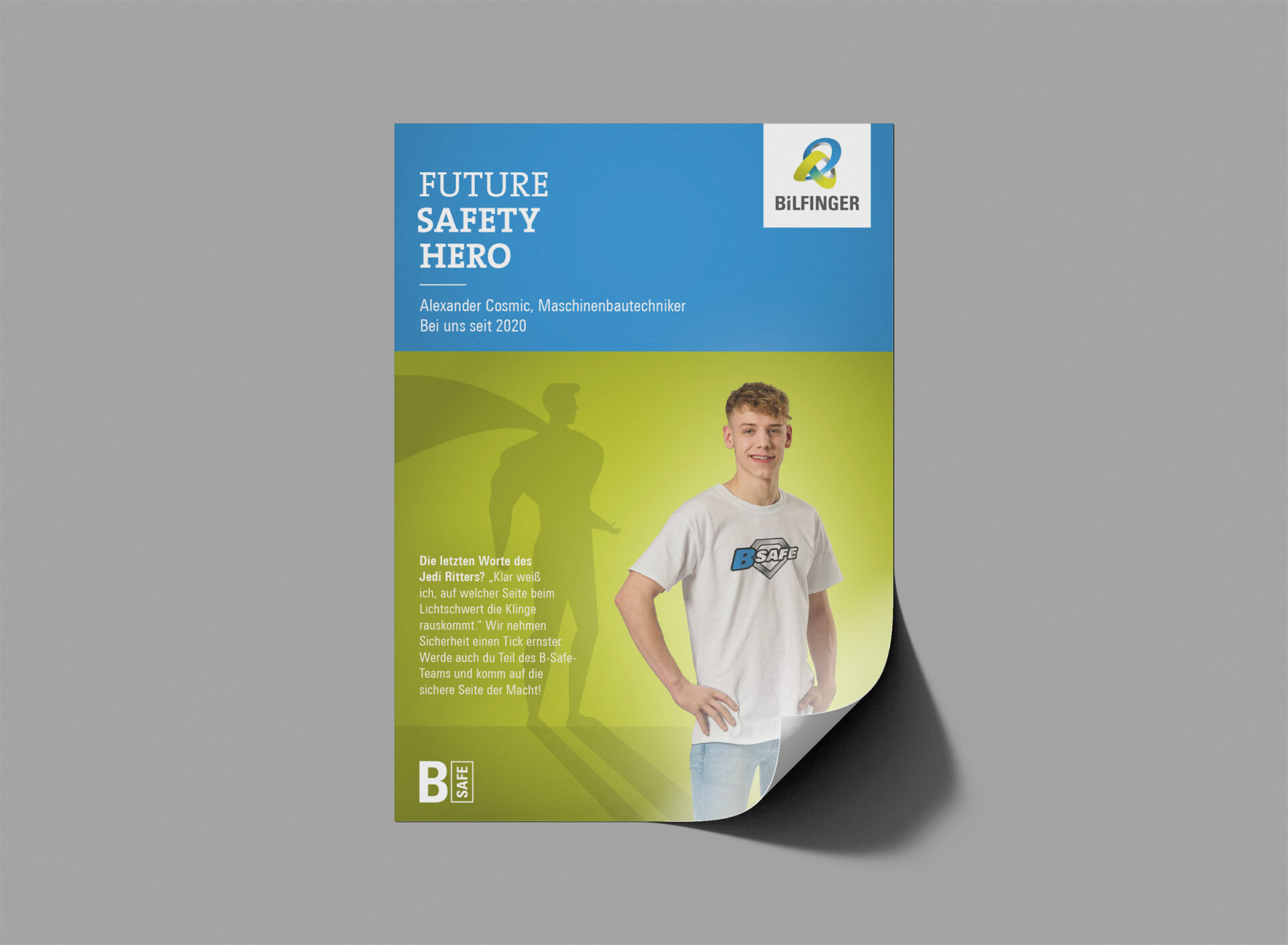 Innovative Sicherheitskampagne für Bilfinger :WANTED